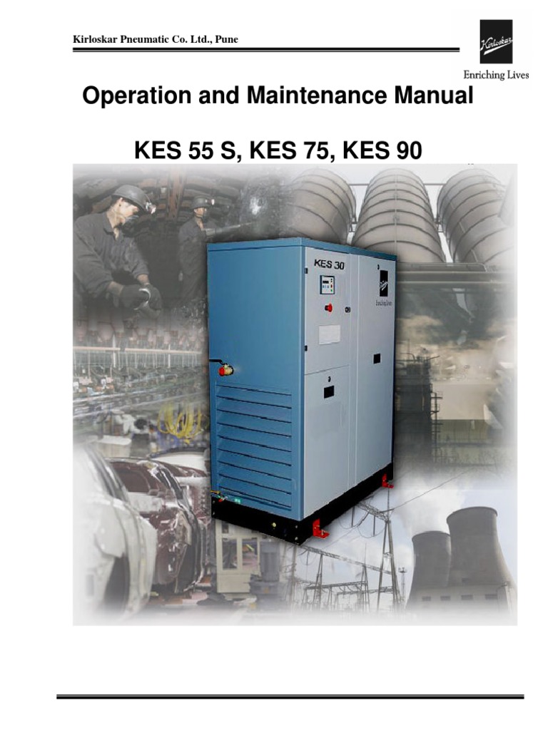 Operation and Maintenance Manual for KES 55 S, KES 75, KES 90 Models | PDF | Valve | Forklift