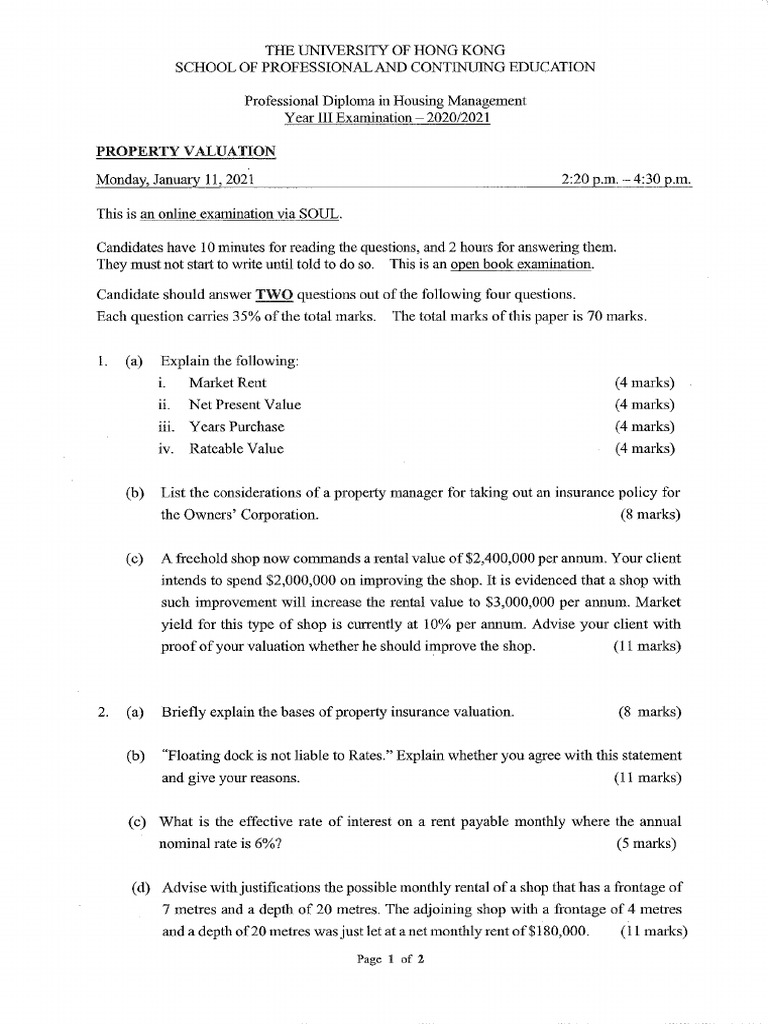 Examination Question Paper-PV 20-21-0dc18309aeb7644ad15c345c3aa5b052 | PDF