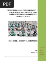 Project Proposal FOR Textile and Garment Factory: (Different Wearing ...