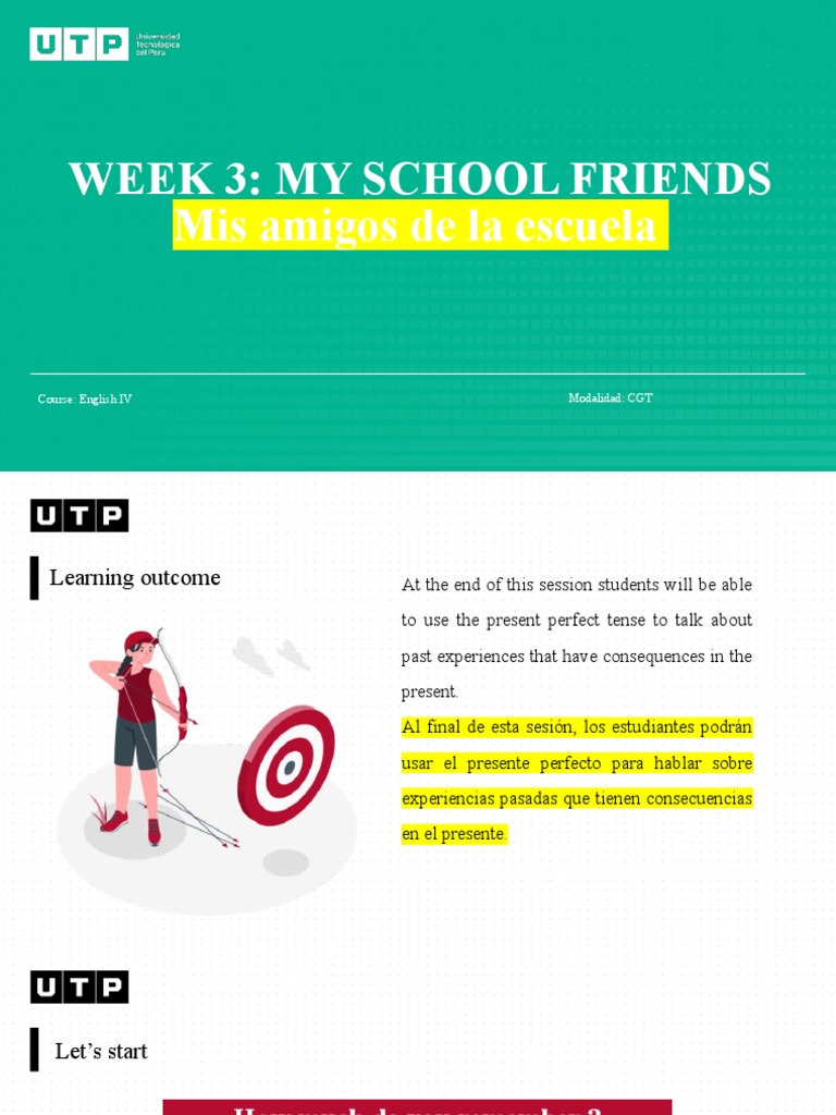 S01-s1 WEEK3 PPT - English IV | PDF