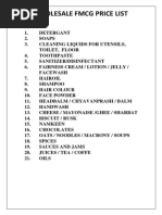 Itc Product List | PDF | Tobacco | Business