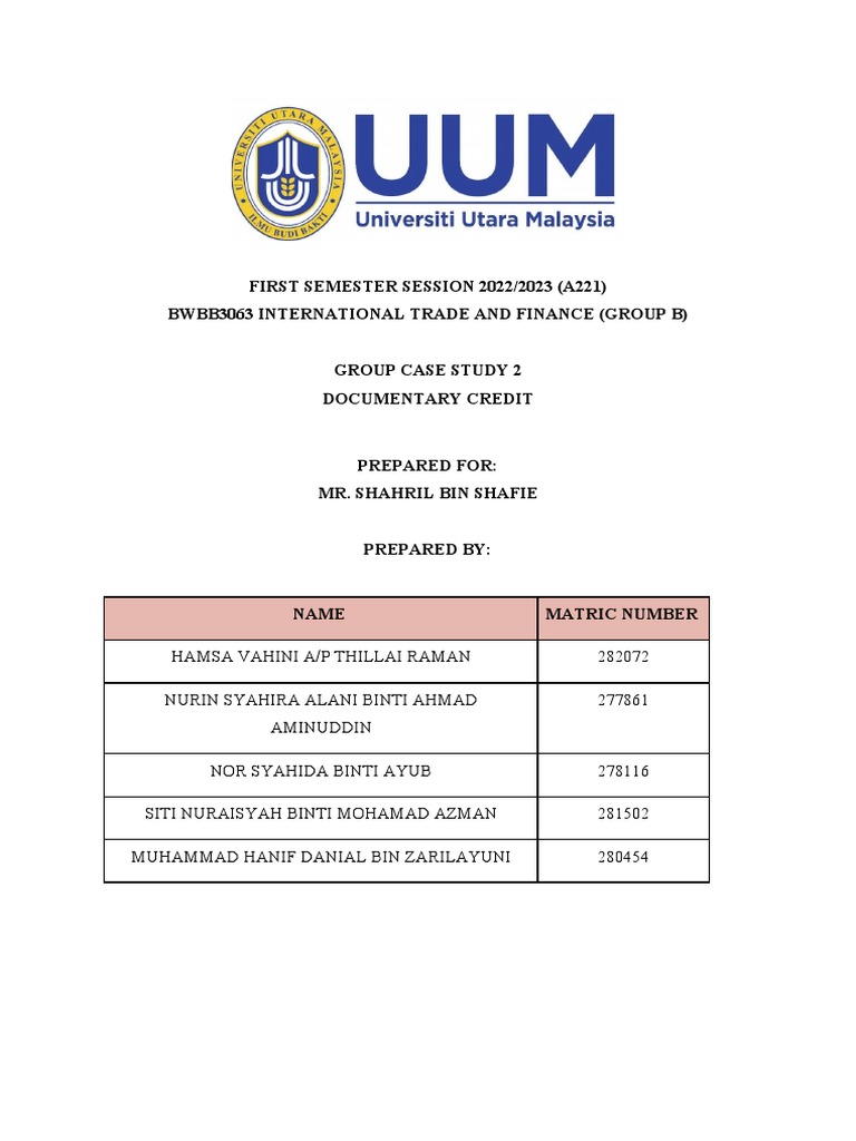 International Trade Case Study | PDF