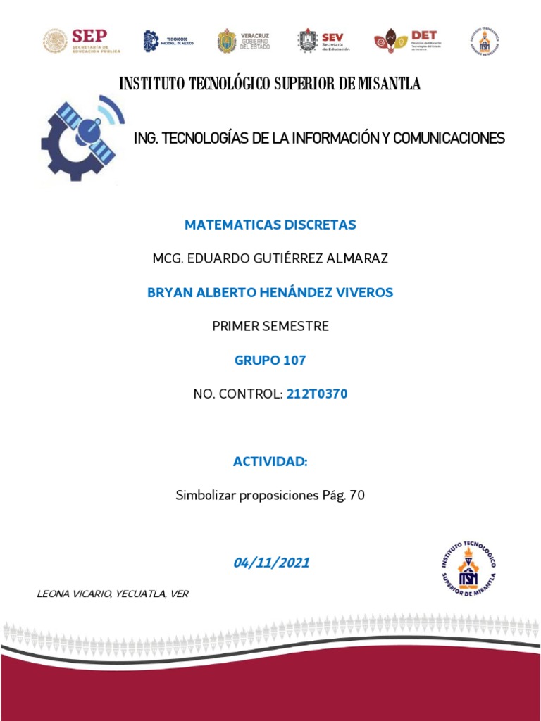 Simbolizar Proposiciones | PDF | Ciencia y matemáticas