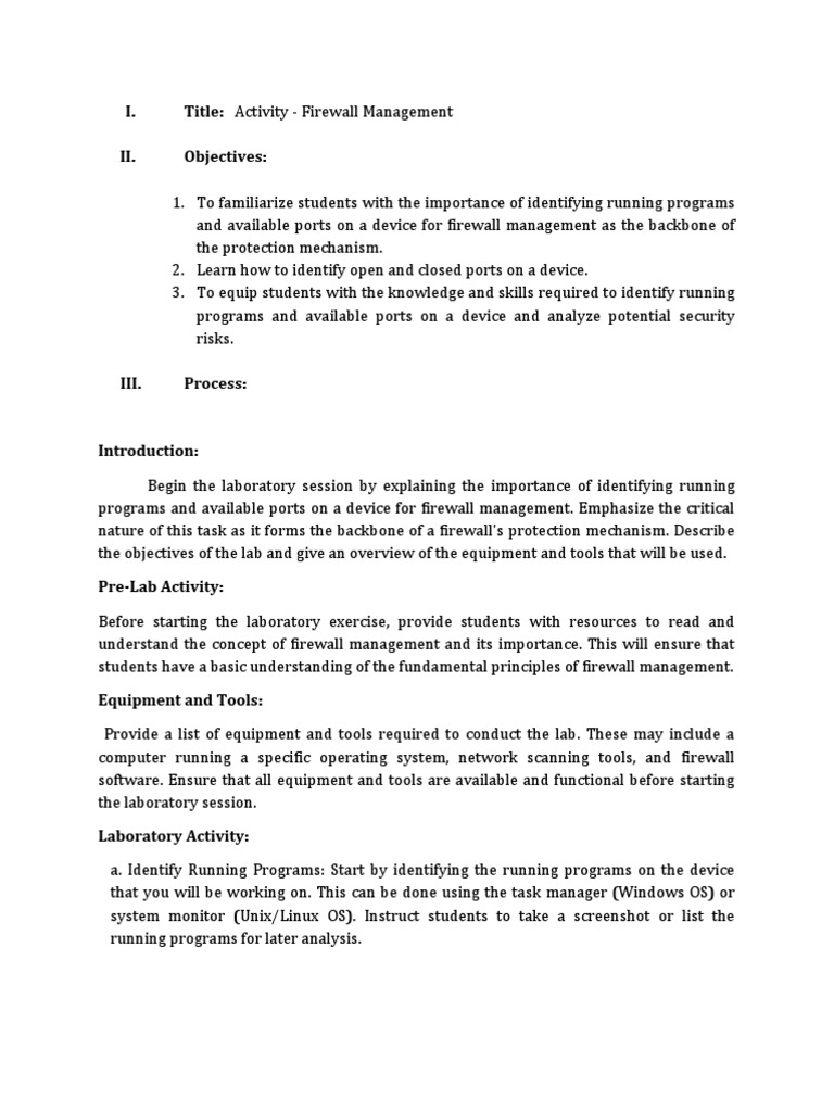 Firewall Management Manual | PDF | Command Line Interface | Operating System