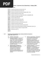 Números ANSI para Dispositivos de Protección | PDF | Relé | Corriente ...