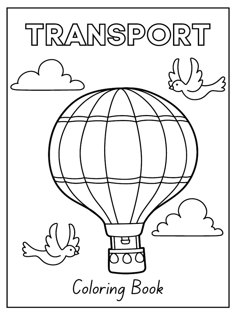 Methods of Transport Coloring Book | PDF
