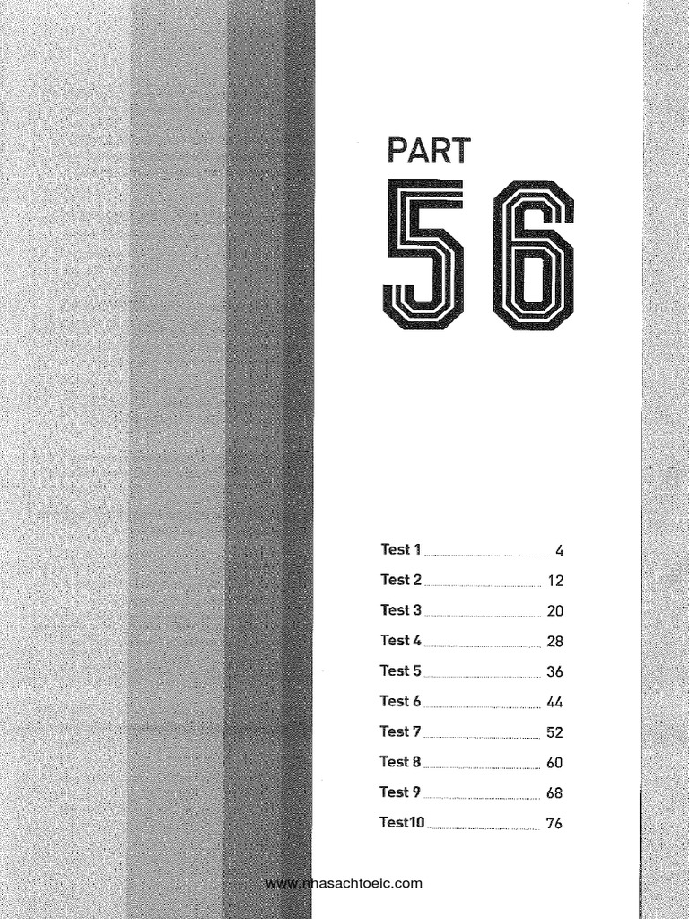 Toeic Part-Reading | PDF