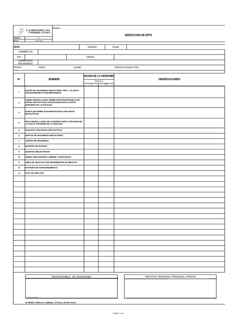 Inspección de Epps | PDF