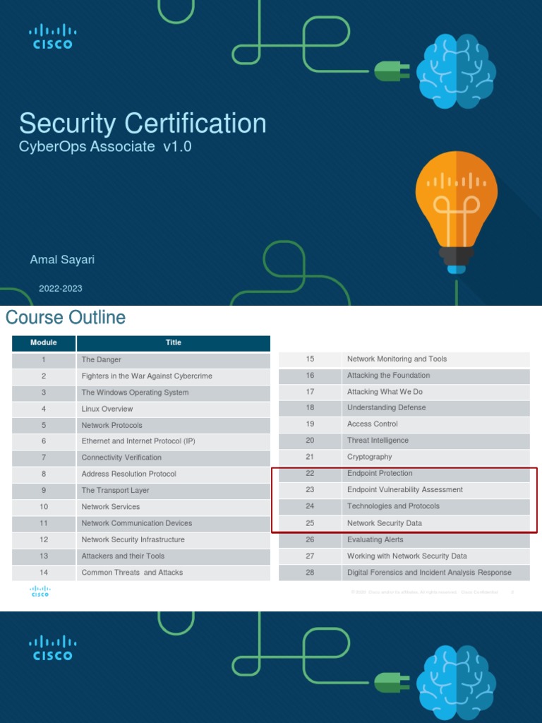 Master CyberOps Session 7 | PDF