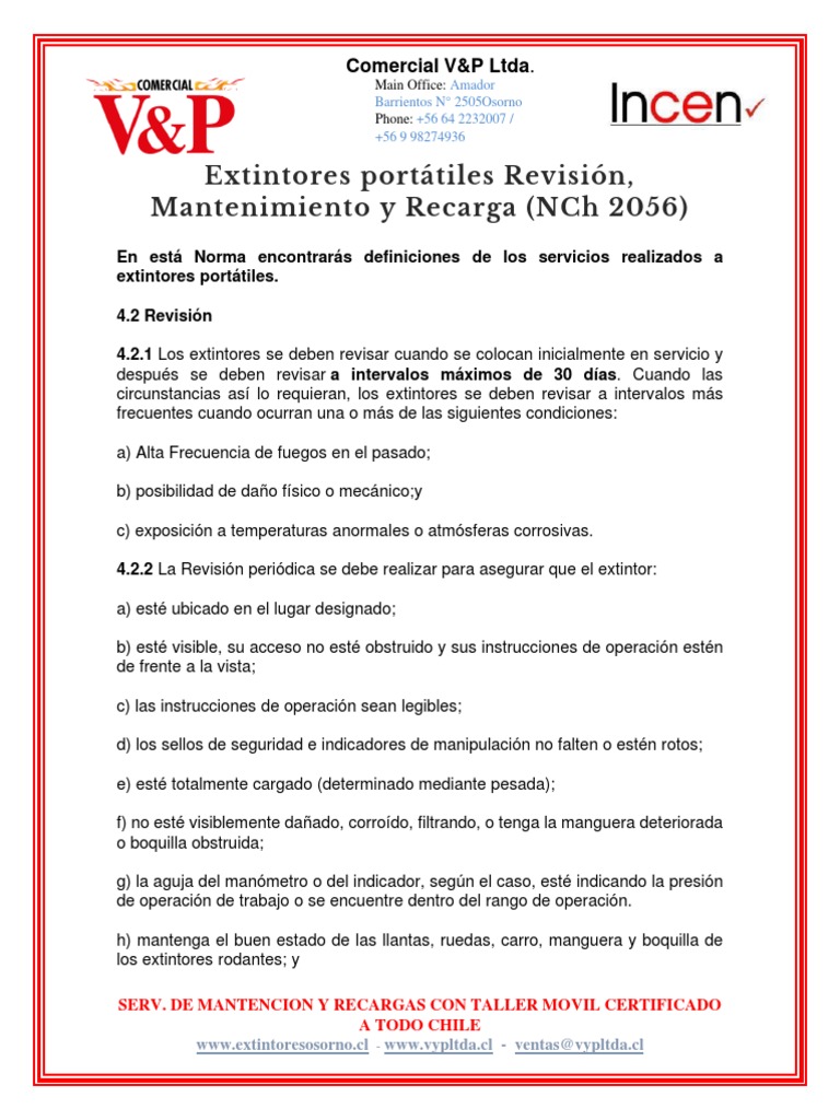 Norma Chilena 2056 | PDF