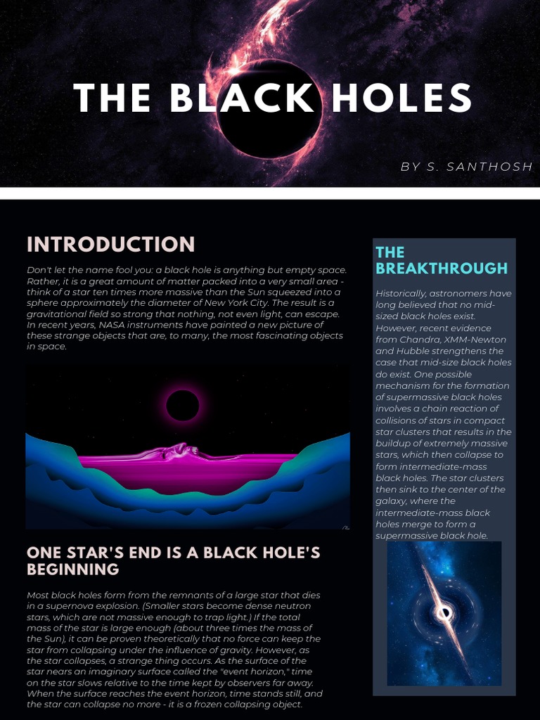 The Black Holes | PDF | Black Hole | Stars