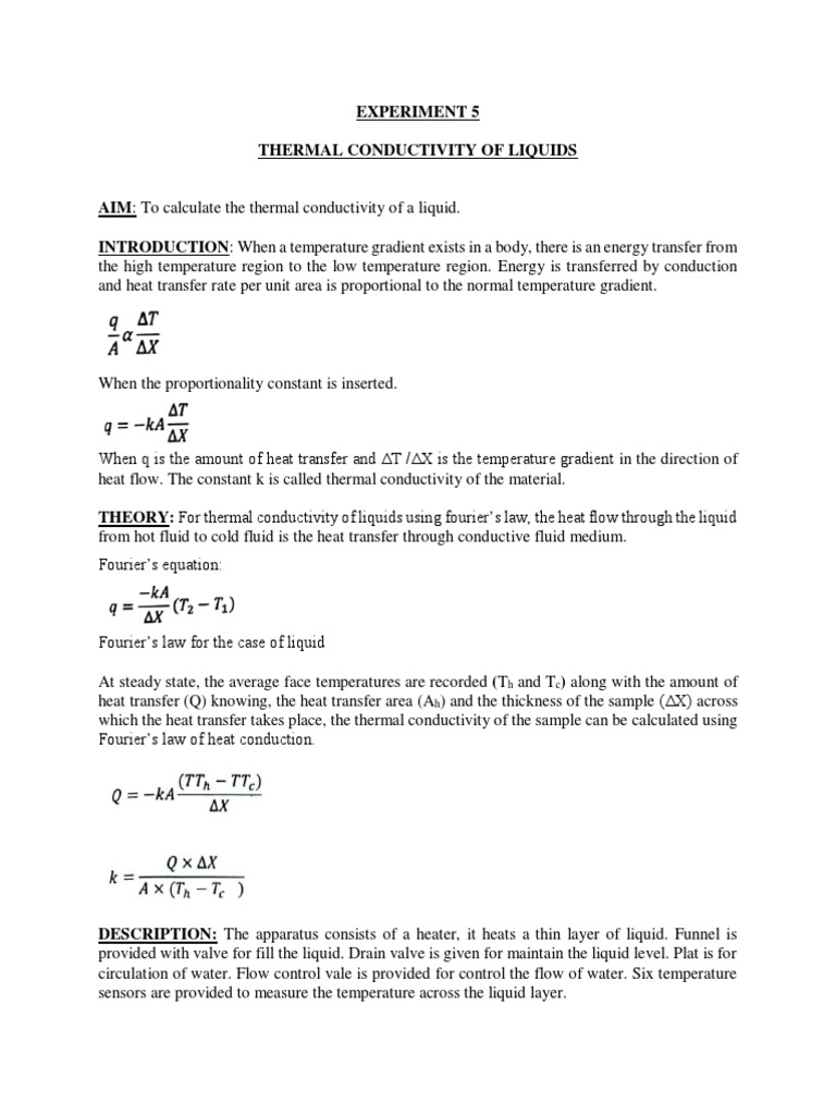 HMT Experiment 5 | PDF