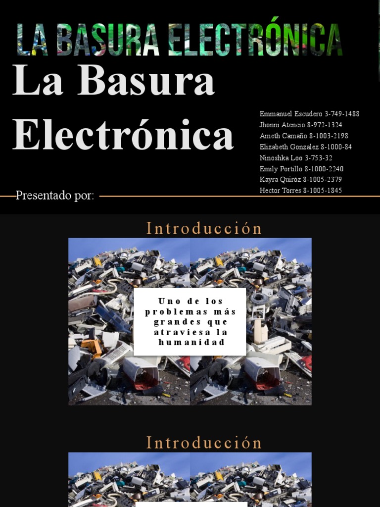 Impacto de la Basura Electrónica | PDF | Residuos | Residuos electrónicos