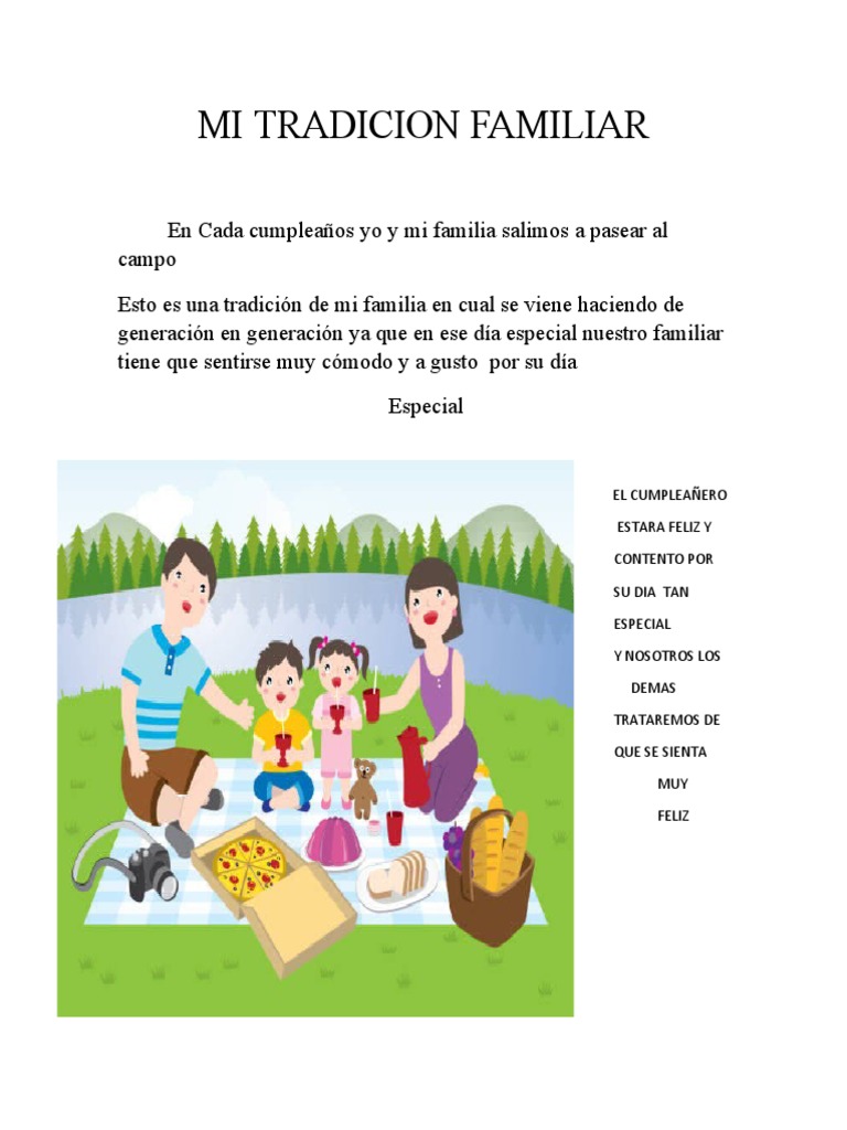 Mi Tradicion Familiar | PDF