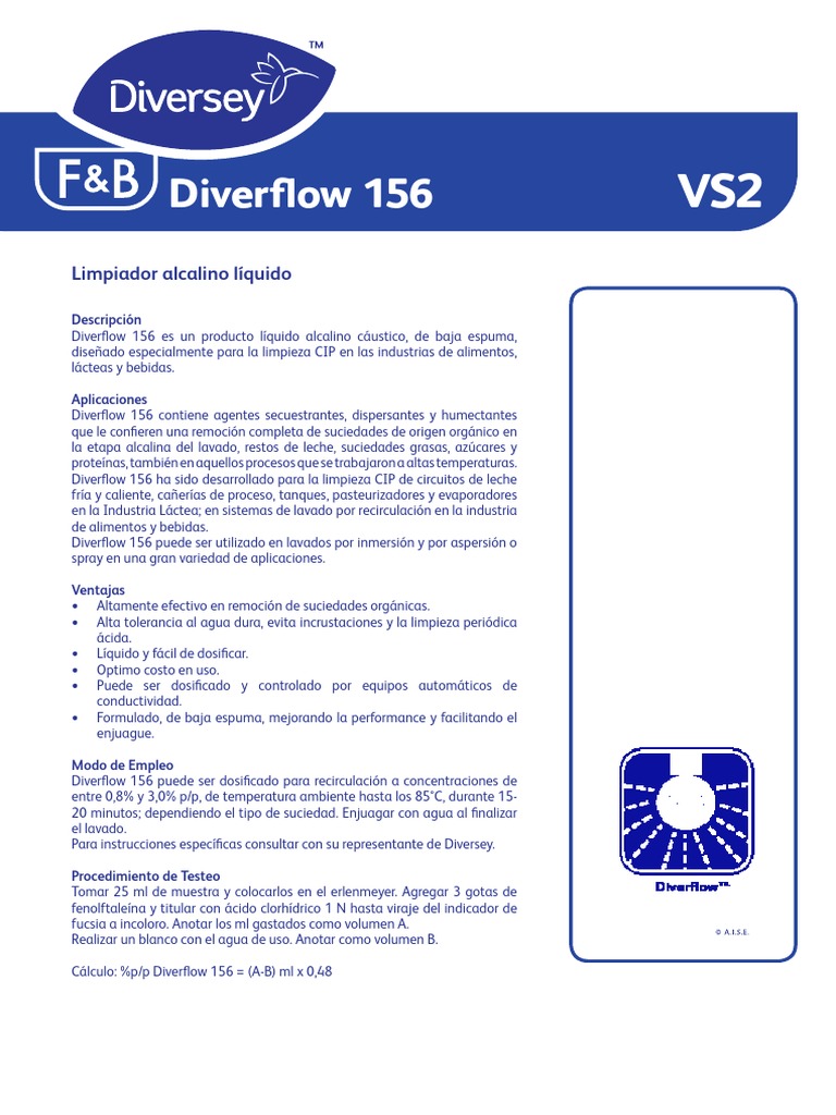 PIS Diverflow - 156 A4 Es AR HRNC | PDF