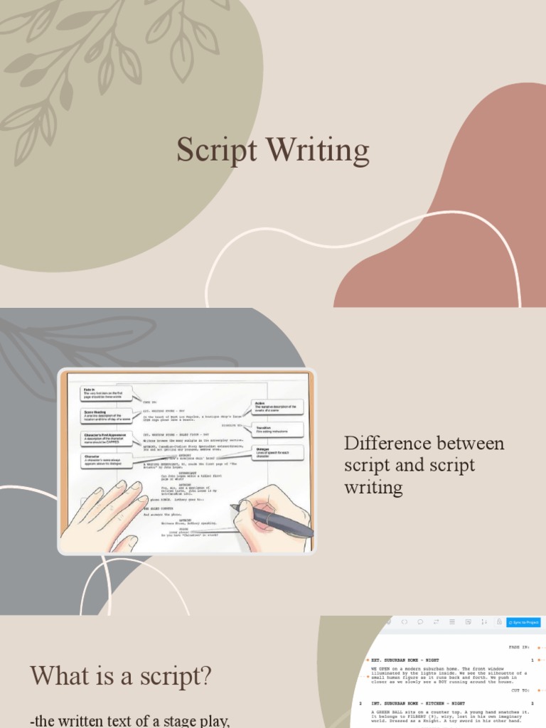 Script Writing | Download Free PDF | Screenplay | Screenwriting
