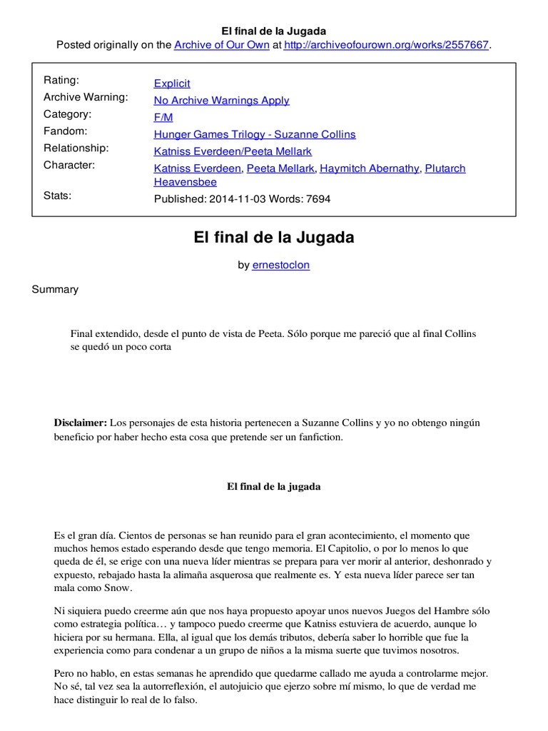 El Final de La Jugada | PDF