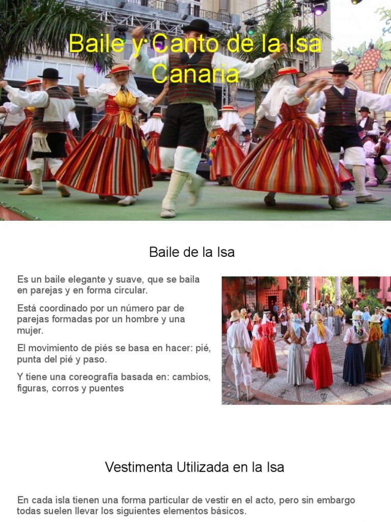 Copia de Baile y Canto de La Isa Canaria | PDF