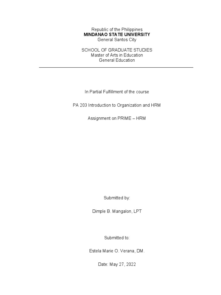 Importance of PRIME-HRM for Improving HR Practices & Customer ...