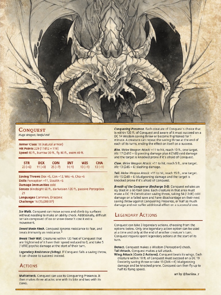 Conquest | PDF | Dragon