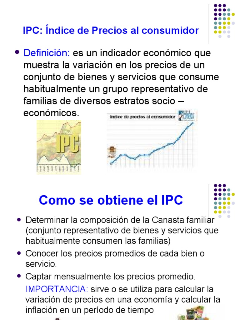 IPC e Inflación: Definición y Tipos | PDF | Finanzas y dinero