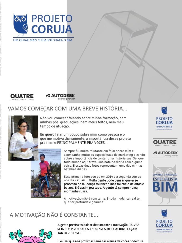 Projeto Coruja Quatre Aula 1 | PDF