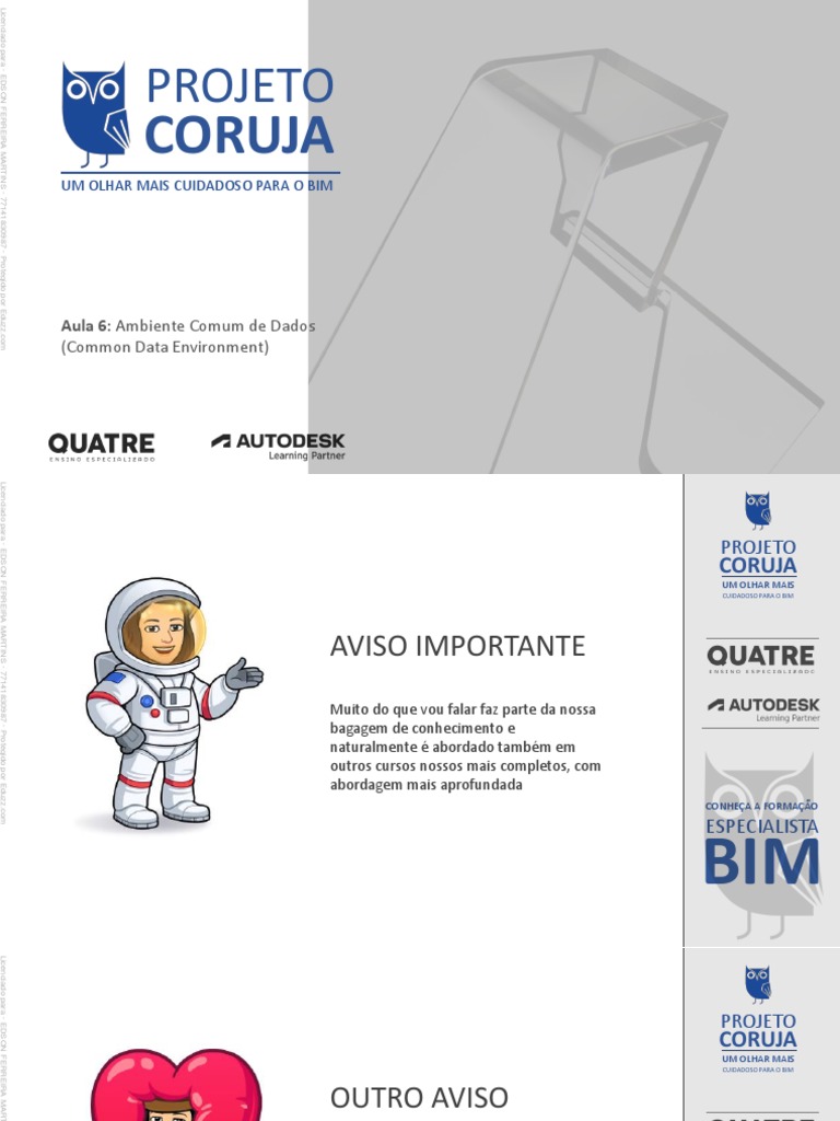 Projeto Coruja Quatre Aula 6 | PDF | BIM