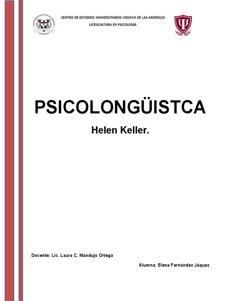 Helen Keller Pdf Enseñando Aprendizaje