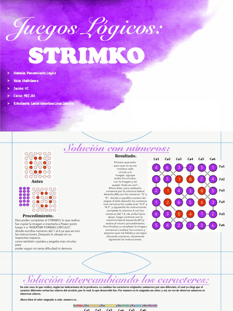 PL Sesion#2 STRIMKO 902JM LunaSanchezLauraValentina | PDF | Color | Rojo