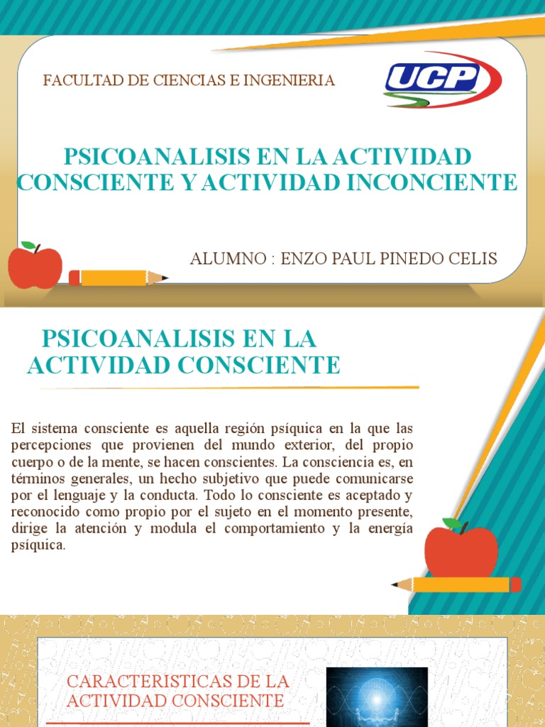 Psicoanálisis: Consciente e Inconsciente | PDF | Mente inconsciente | Psicoanálisis