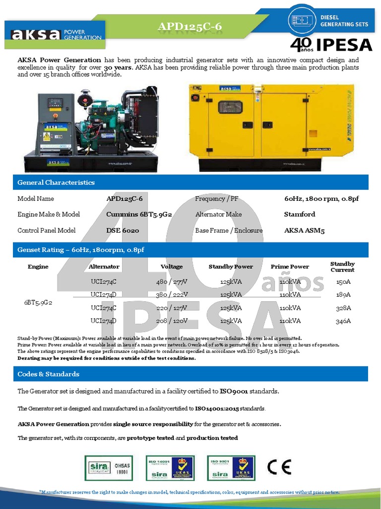 APD125C-6 Compressed | PDF | Engines | Turbocharger