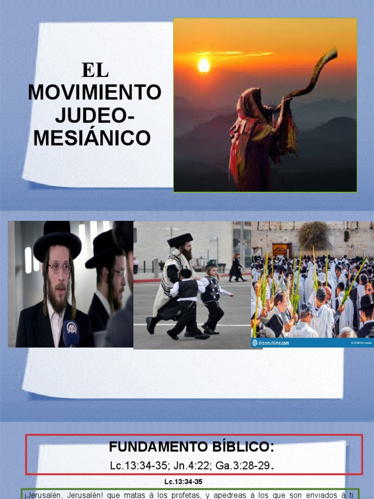 EL MOVIMIENTO JUDEO MESIANICO (Normal) | PDF | Judios y judaísmo ...