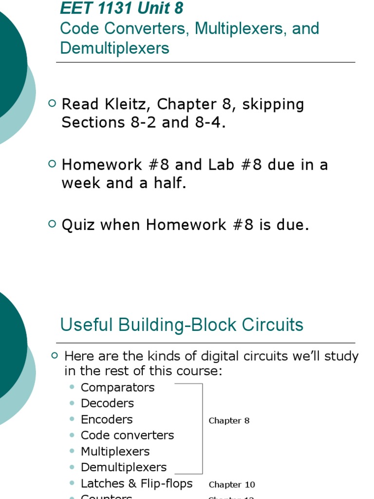 Unit 08 | PDF | Binary Coded Decimal | Digital Technology