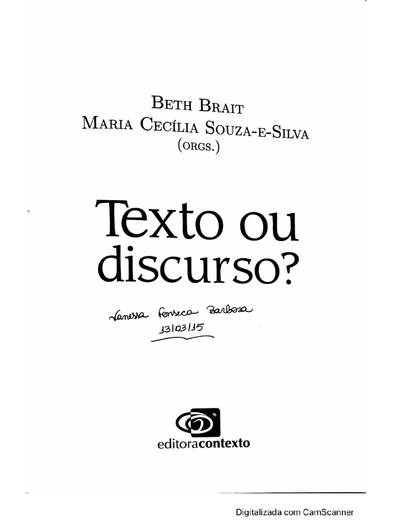 Perpspectiva Dialogica Brait | PDF