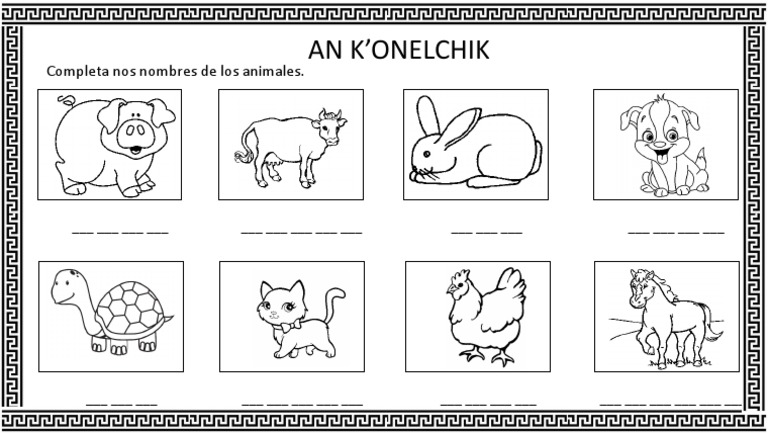 Tenek Animales | PDF