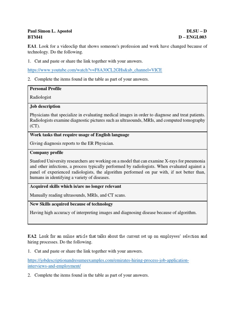 Enabling Assessment - 21ST Century Work Set-Up | PDF | Radiology ... Enabling Assessment - 21ST Century Work Set-Up | PDF | Radiology ...