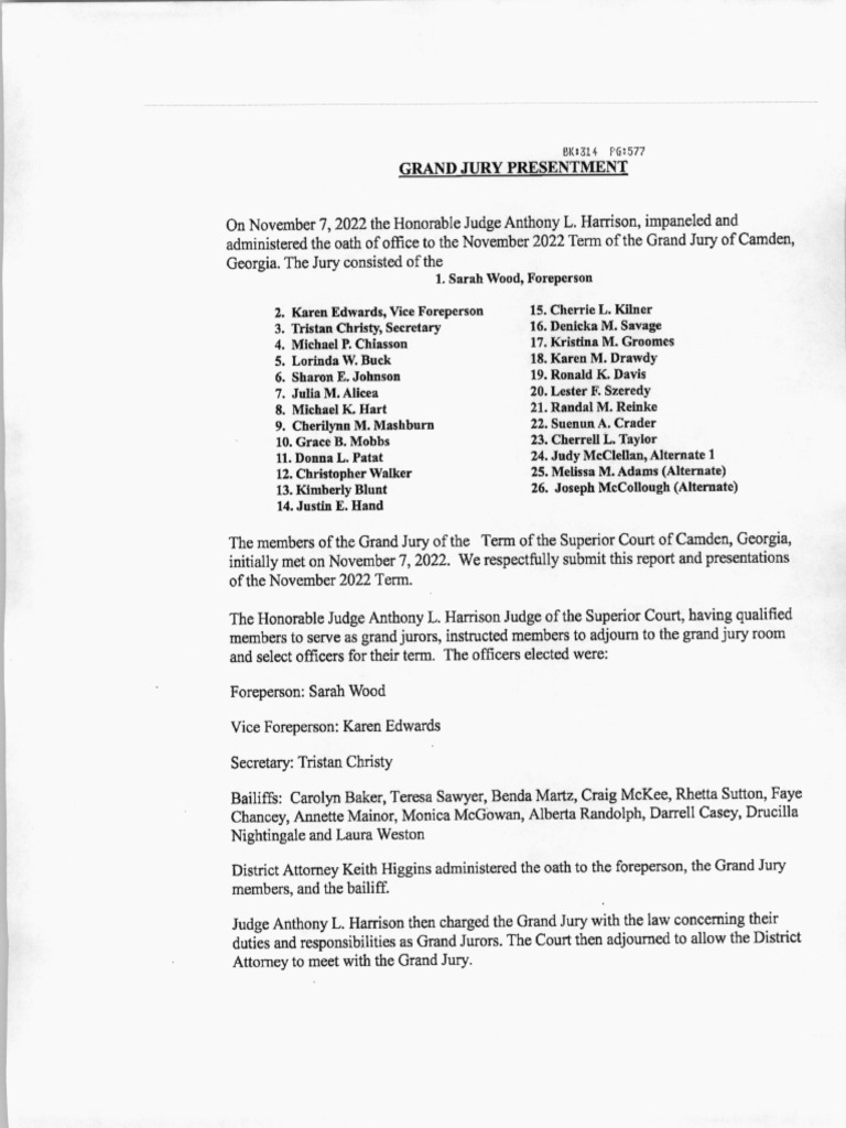 November 2022 Camden County Grand Jury Presentment 4/3/2023 | PDF