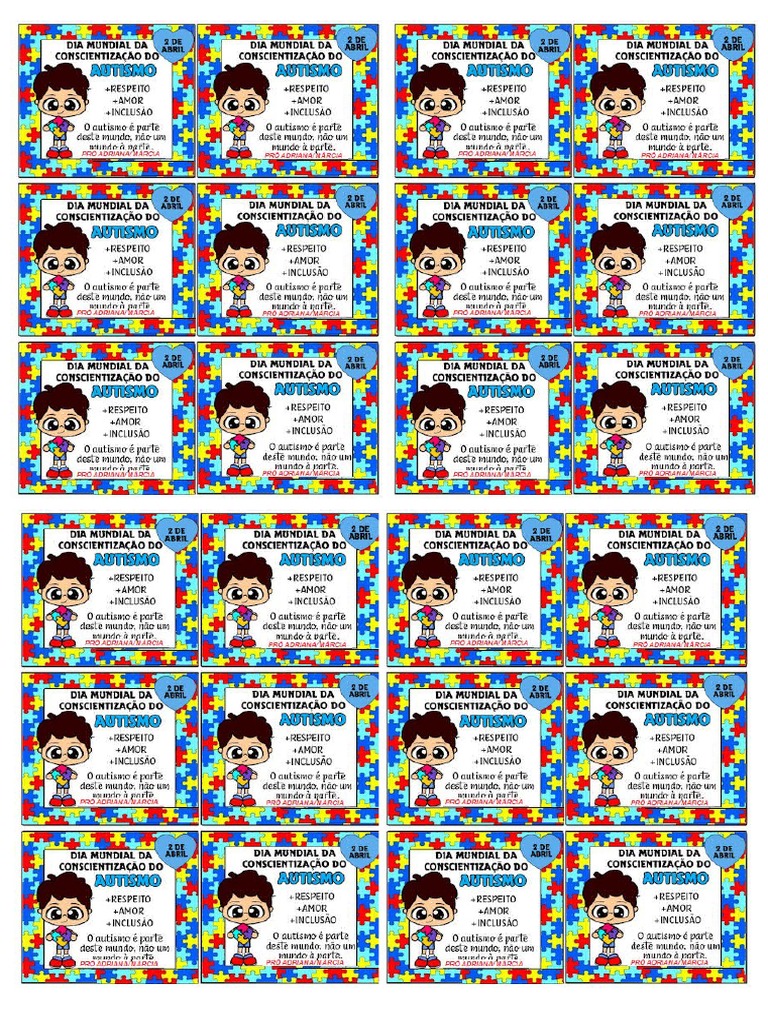 Cartao Autismo | PDF