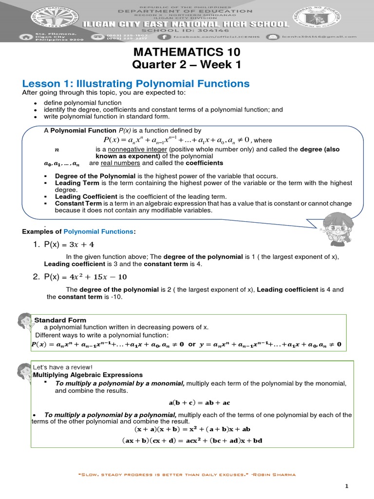 Quarter 2 Module 1 | PDF