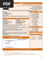 Packers and Movers Quotation Format | PDF | Insurance | Services ...