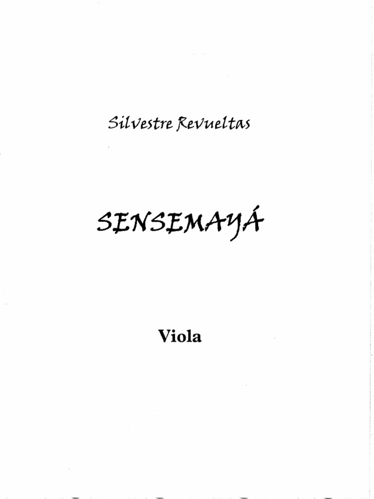 Viola - Sensemayá | PDF