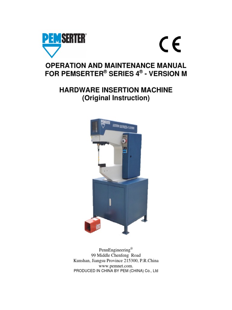 J - Manual Series 4 English | PDF | Screw | Manufactured Goods