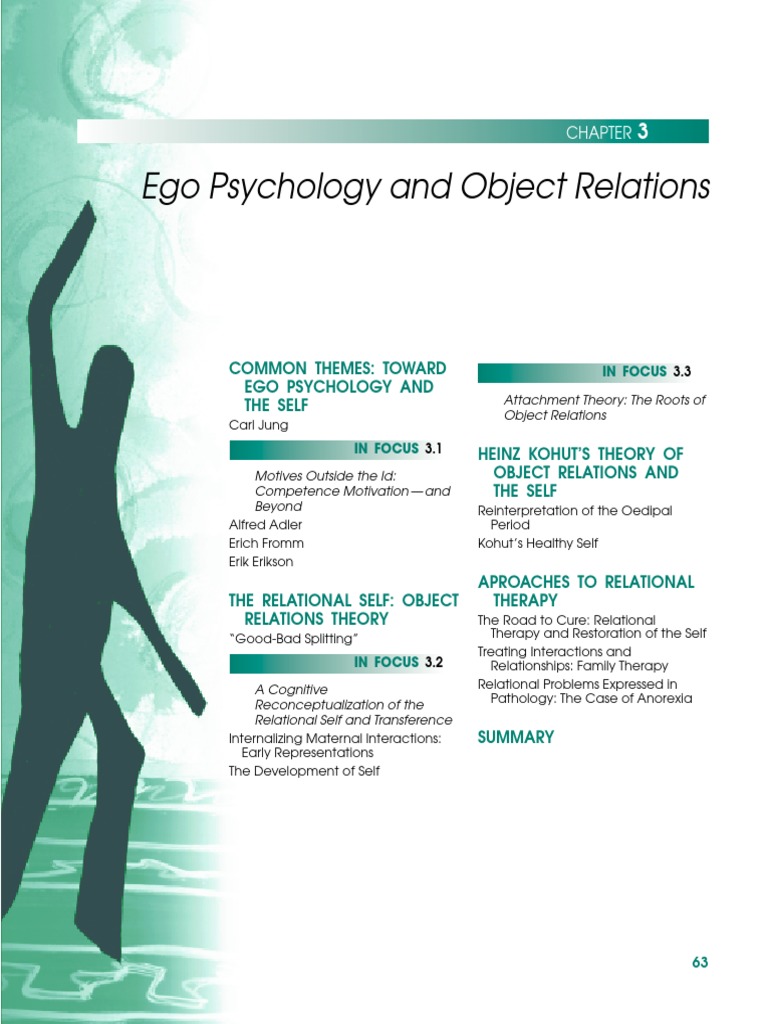 Ego Psychology and Object Relations | PDF | Ego Psychology ...