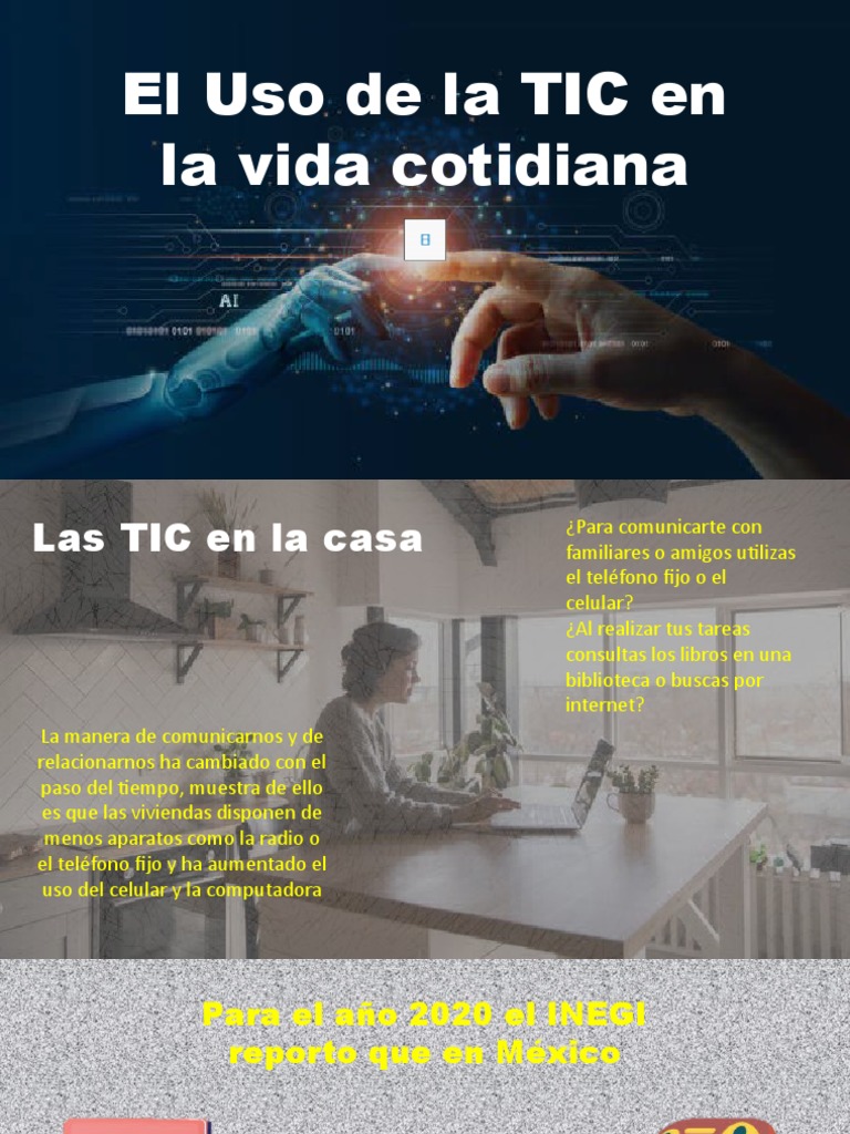 El Uso de Las Tic en La Vida Cotidiana | PDF | Tecnología de ...