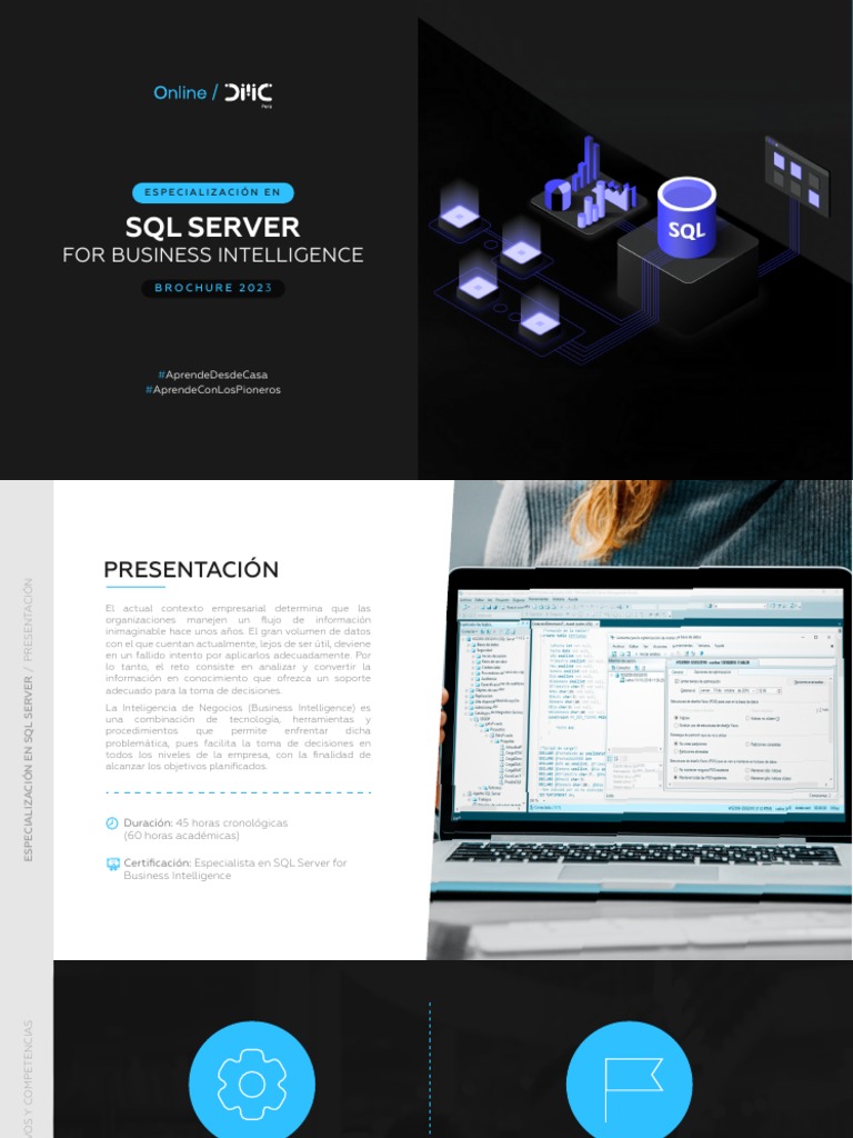 Esp Sqlserver Brochure Pdf Sql Servidor Sql De Microsoft