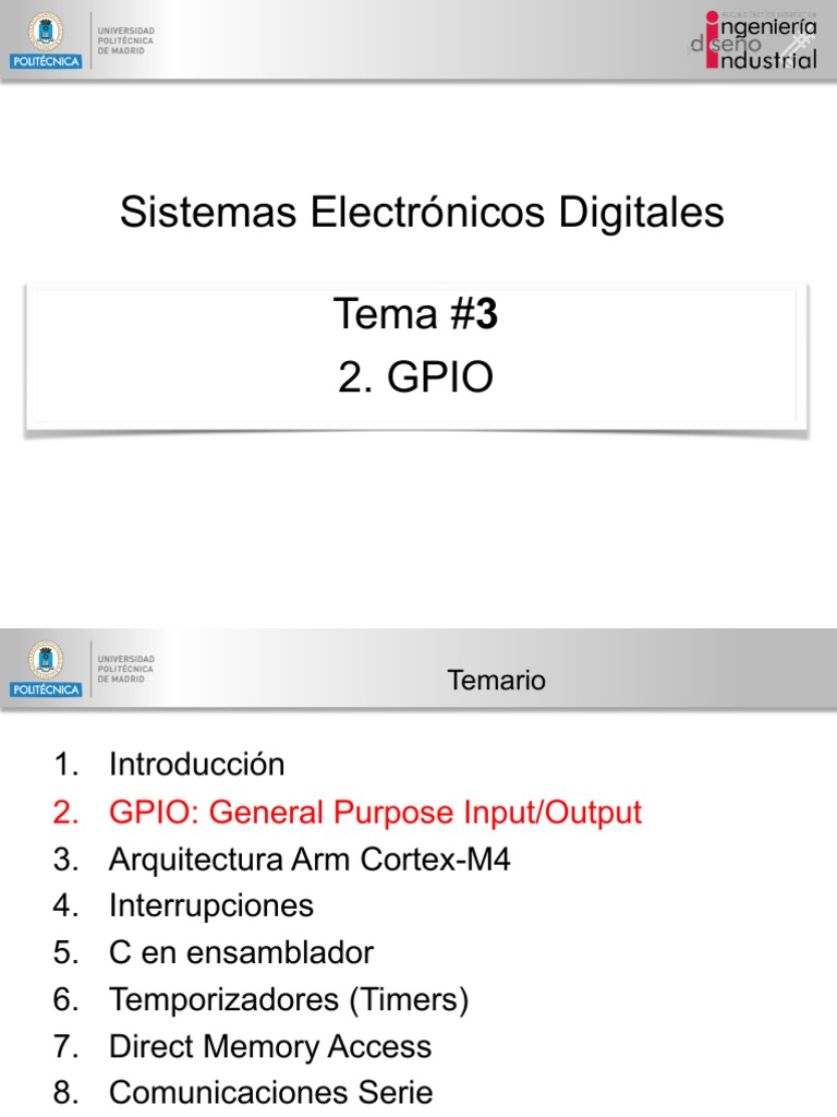 Tema 3.2 Microcontroladores | PDF | De entrada y salida | Memoria de acceso aleatorio