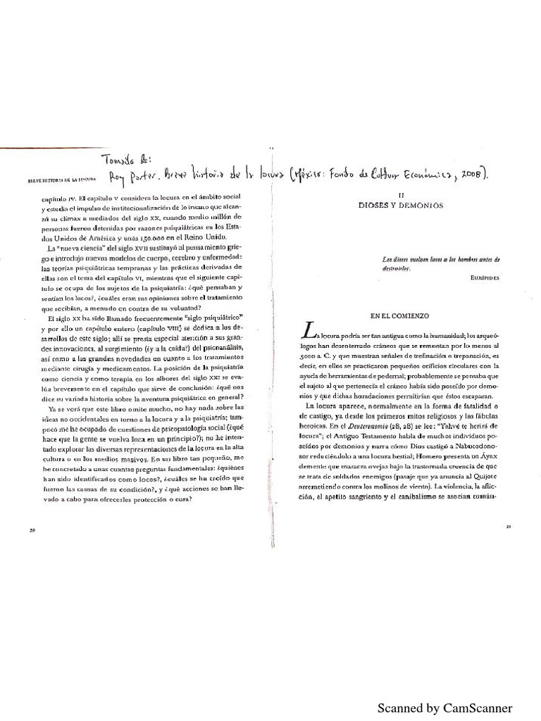 Roy Porter, Dioses y Demonios | PDF