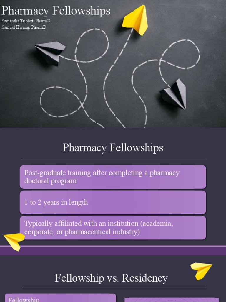 Fellowship Overview | PDF | Pharmacy | Pharmacist