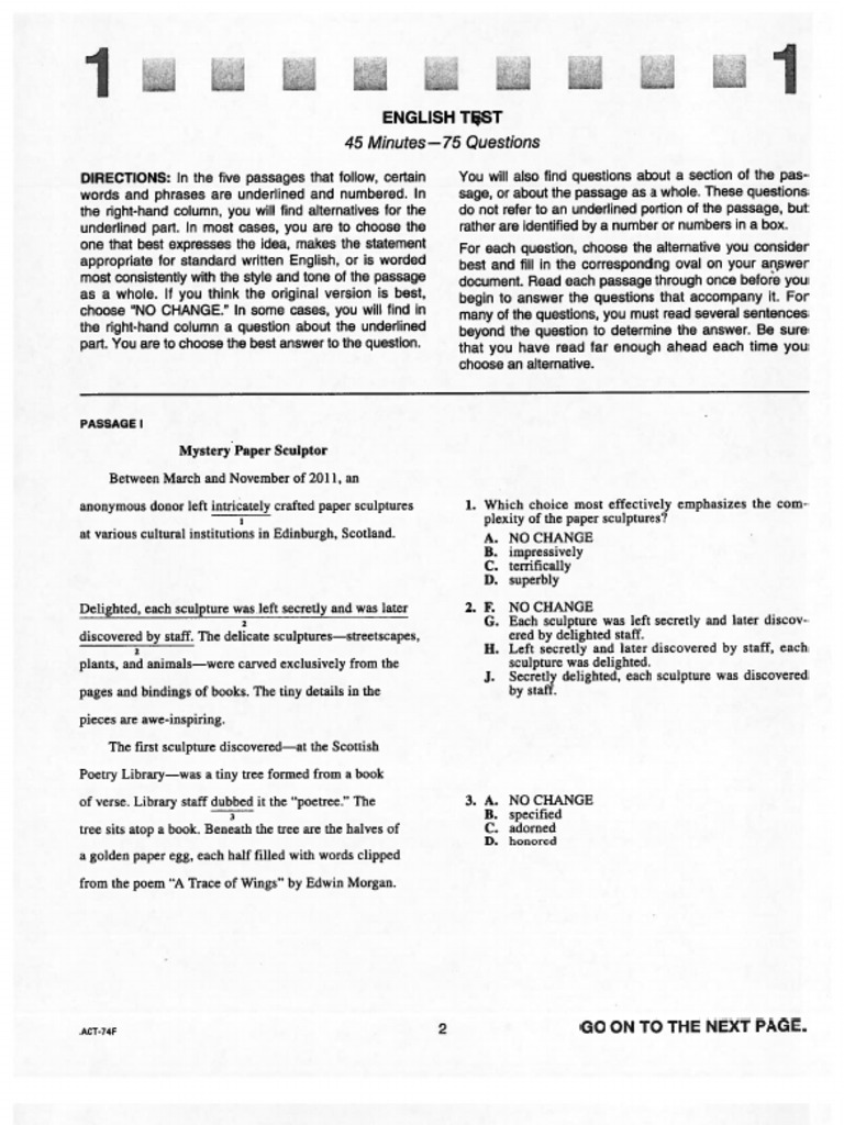 Second Semester Act | PDF