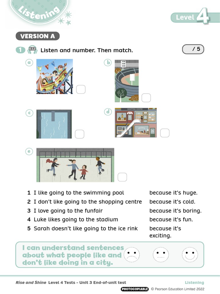 M03 RS TEST L4 BrE 16109 Version A | PDF